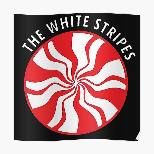 "The White Stripes Artlogo" Poster for Sale by BefWlon | Redbubble