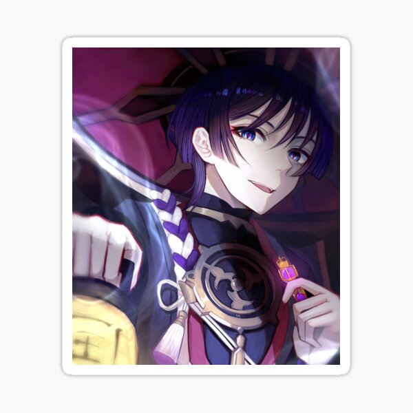 "Scaramouche Genshin Impact" Sticker for Sale by fukumono | Redbubble