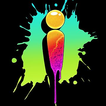 "Graffiti Letters I Letter Colorful Paint Splash Style" Poster for Sale ...