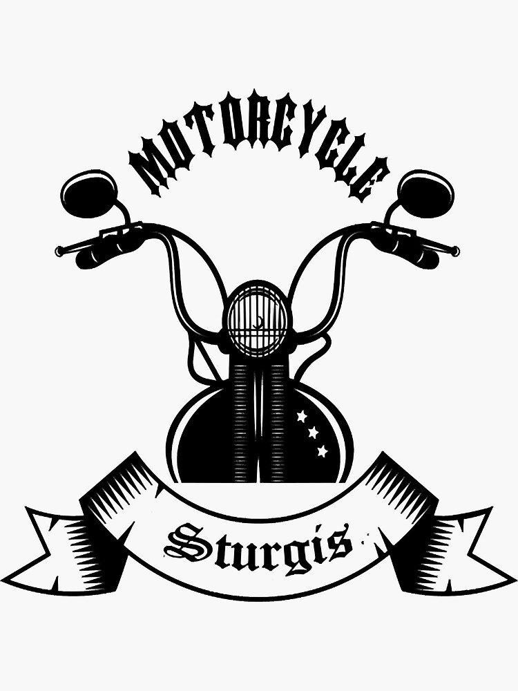"Sturgis motorcycle" Sticker for Sale by bardenphbakos | Redbubble