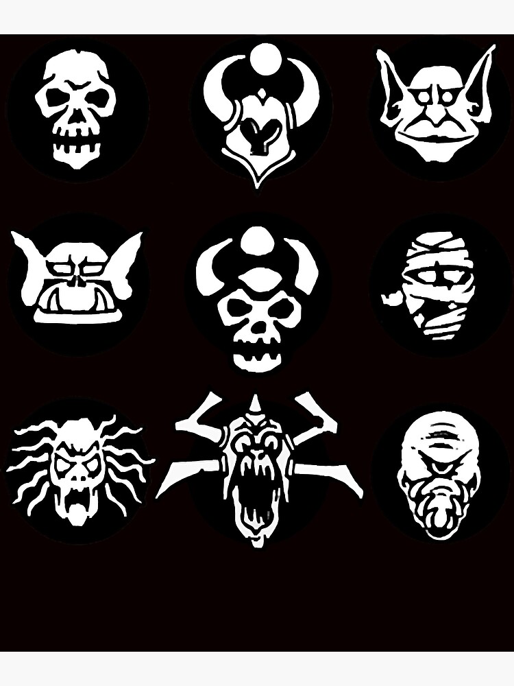 "HEROQUEST CREATURES " Poster for Sale by ChrisClair7 | Redbubble