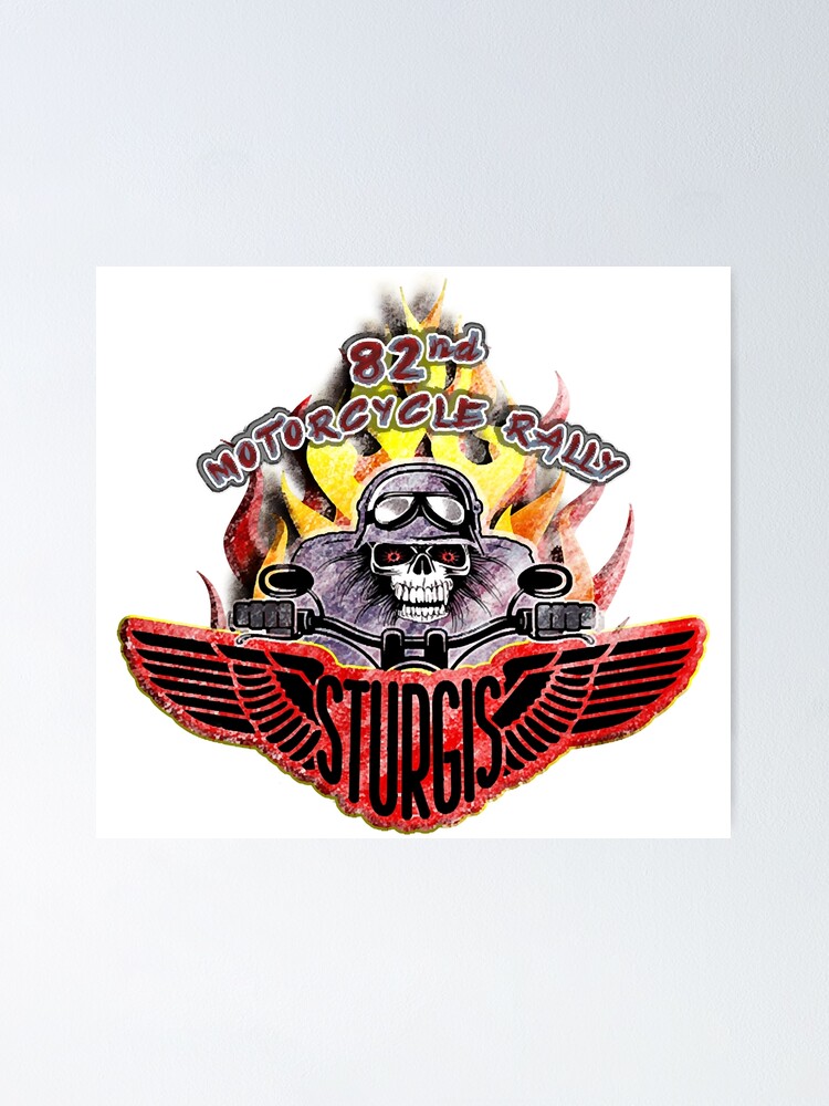 "82nd Sturgis motorcycle rally 2022" Poster for Sale by bardenphbakos ...