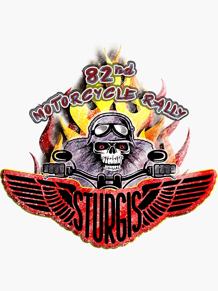 "82nd Sturgis motorcycle rally 2022" Sticker for Sale by bardenphbakos ...