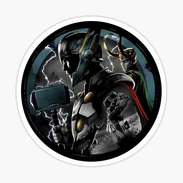 "Thor" Sticker for Sale by hamza-sab07 | Redbubble