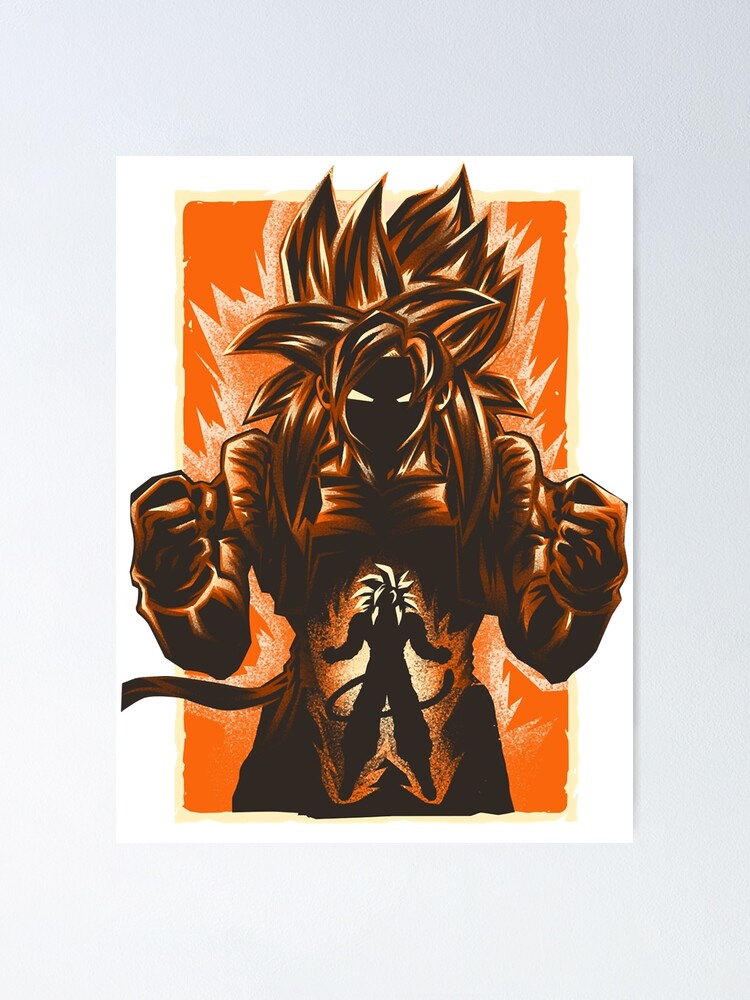 "Super Attack SSJ4" Poster for Sale by StephanieBen | Redbubble