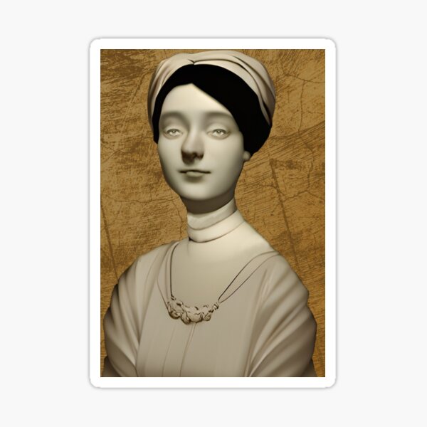 "Mona Who?" Sticker for Sale by TiltedCode | Redbubble