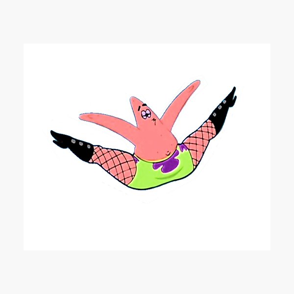 Patrick Star Wall Art | Redbubble