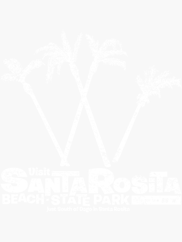 "Santa Rosita Beach State Park" Sticker for Sale by KayShorter | Redbubble