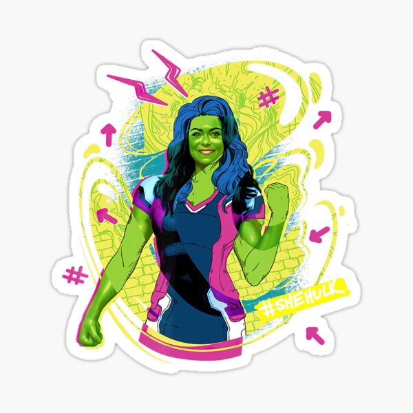 "she hulk" Sticker for Sale by KristinaFulton | Redbubble