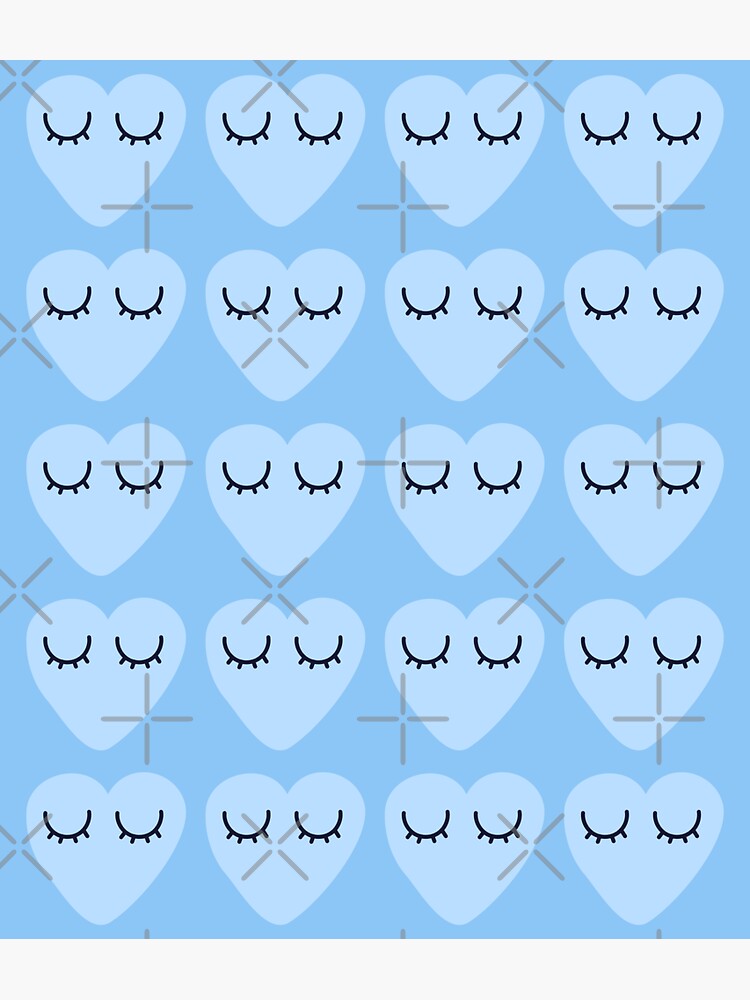 "Preppy, Heart, Blue, Preppy Aesthetic" Sticker for Sale by ...