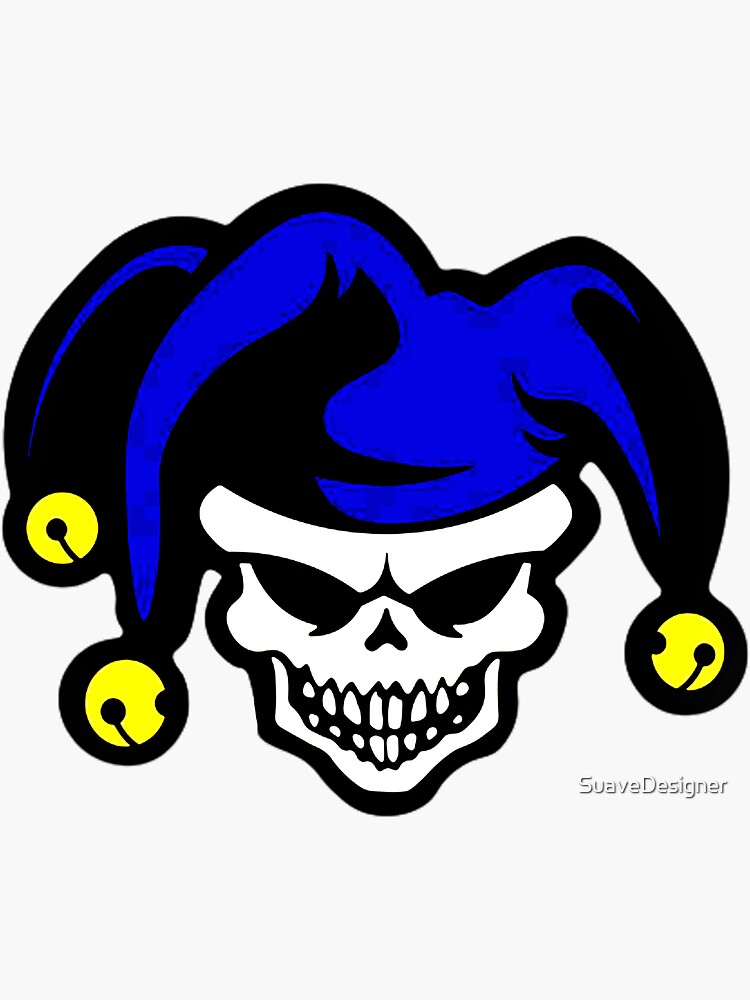 "Jester" Sticker for Sale by SuaveDesigner | Redbubble