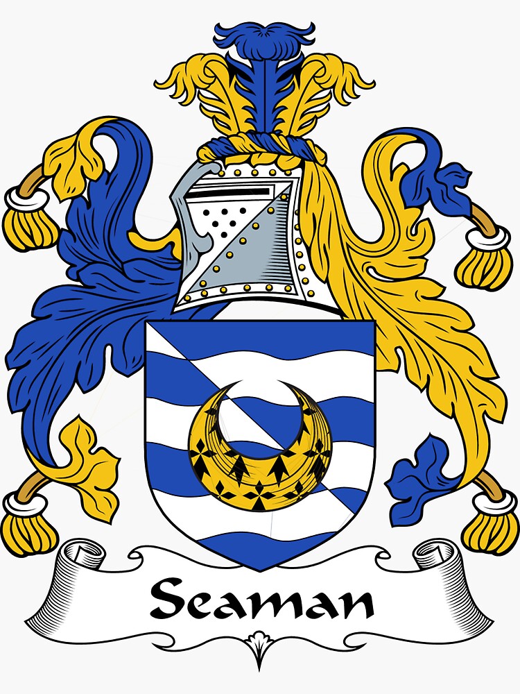 "Seaman" Sticker for Sale by HaroldHeraldry | Redbubble