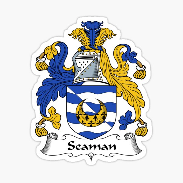 "Seaman" Sticker for Sale by HaroldHeraldry | Redbubble