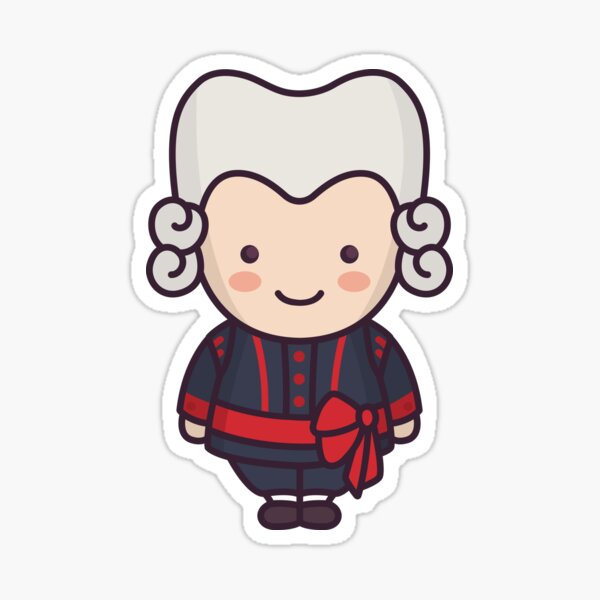 "Kawaii Cute Traditional Swedish King Cartoon" Sticker for Sale by ...