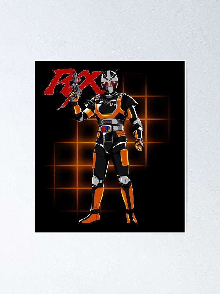 "Kamen Rider Black RX ROBO" Poster for Sale by Artthree | Redbubble