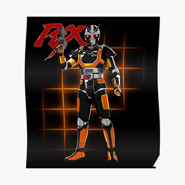 "Kamen Rider Black RX ROBO" Poster for Sale by Artthree | Redbubble