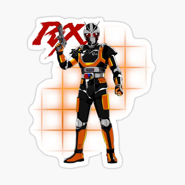 "Kamen Rider Black RX ROBO" Sticker for Sale by Artthree | Redbubble
