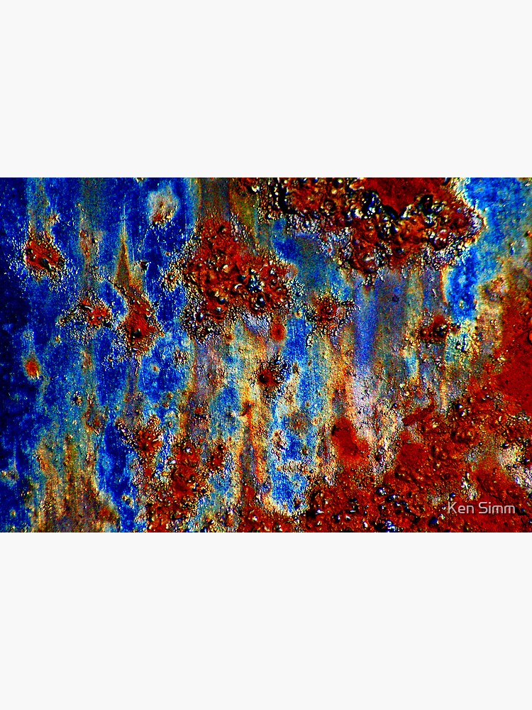 "Blue Rust" Canvas Print for Sale by Kenart | Redbubble