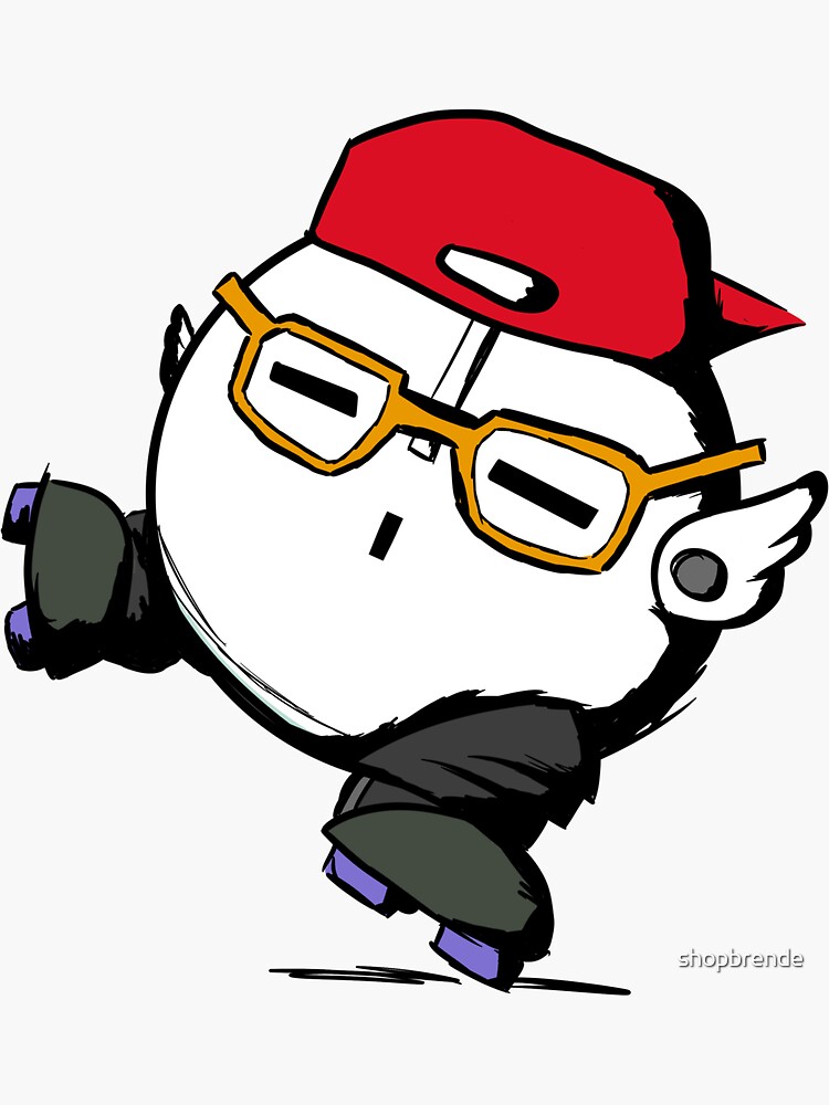 "Cube Live a Live Sketch" Sticker for Sale by shopbrende | Redbubble