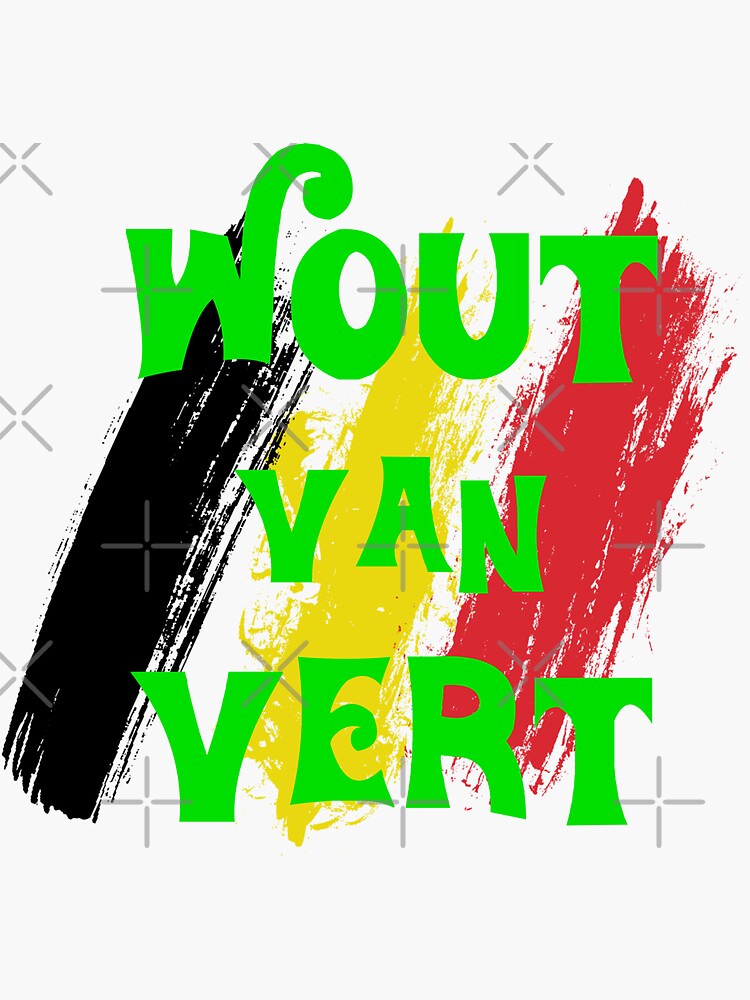 "Wout van Vert" Sticker for Sale by RedFirecracker | Redbubble