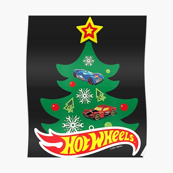 "Hot Wheels - Hot Wheels Christmas Tree " Poster for Sale by ...