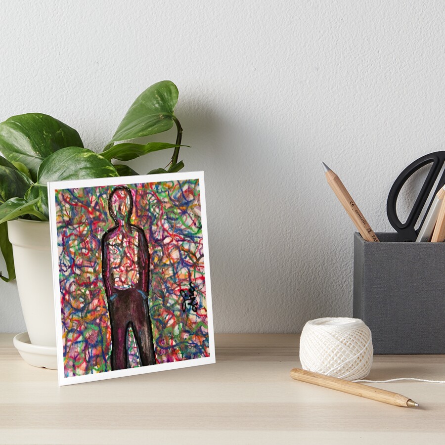 "Pieces of the Human Experience" Art Board Print by mcfiendish | Redbubble