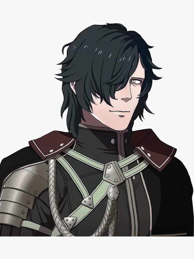 "Hubert. Portrait Three Hopes - Fire Emblem Three Houses" Sticker for ...