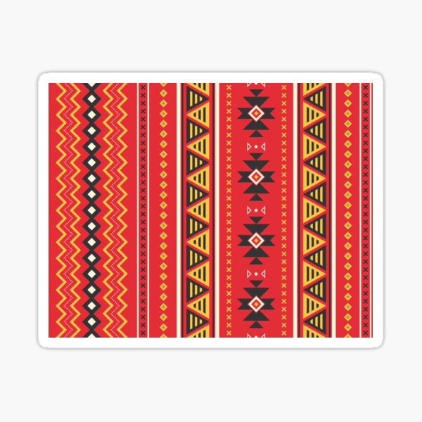 "Traditional Weaved Igorot Pattern" Sticker for Sale by PatternHome ...