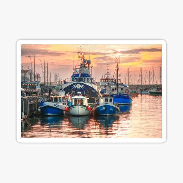 "Scarborough Harbour Boats" Sticker for Sale by Alisonchambers2 | Redbubble