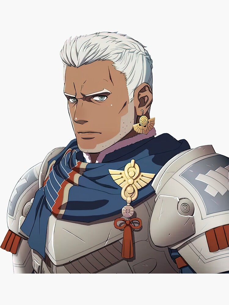 "Dedue. Portrait Three Hopes - Fire Emblem Three Houses" Sticker for ...