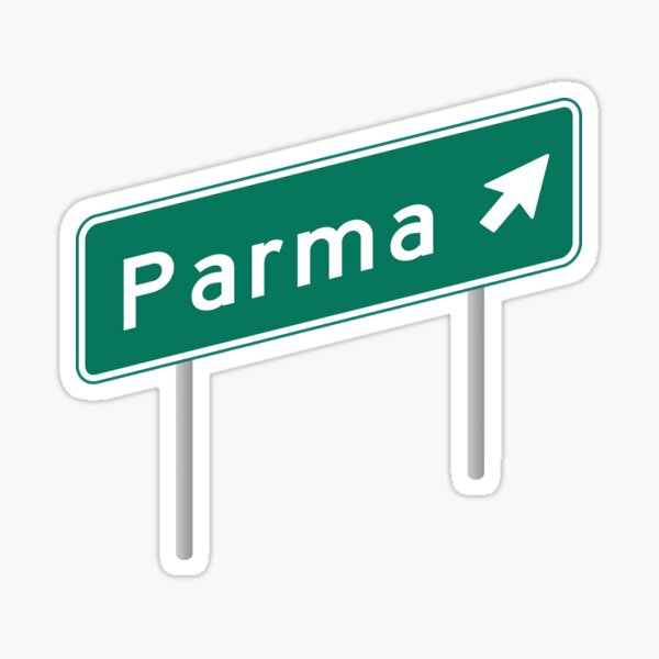 "Parma" Sticker for Sale by WordsMaps | Redbubble