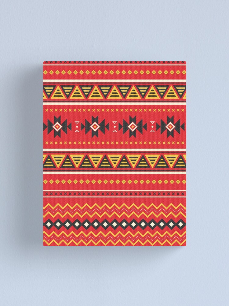 "Traditional Weaved Igorot Philippines Tribal Pattern" Canvas Print for ...