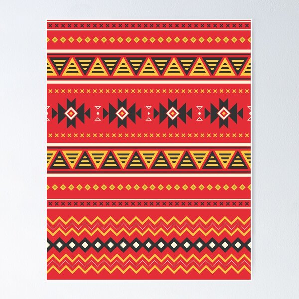 "Traditional Weaved Igorot Philippines Tribal Pattern" Poster for Sale ...