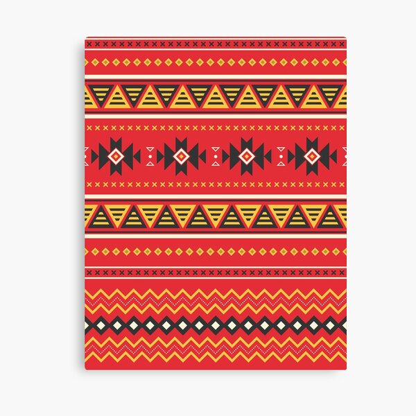 "Traditional Weaved Igorot Philippines Tribal Pattern" Canvas Print for ...