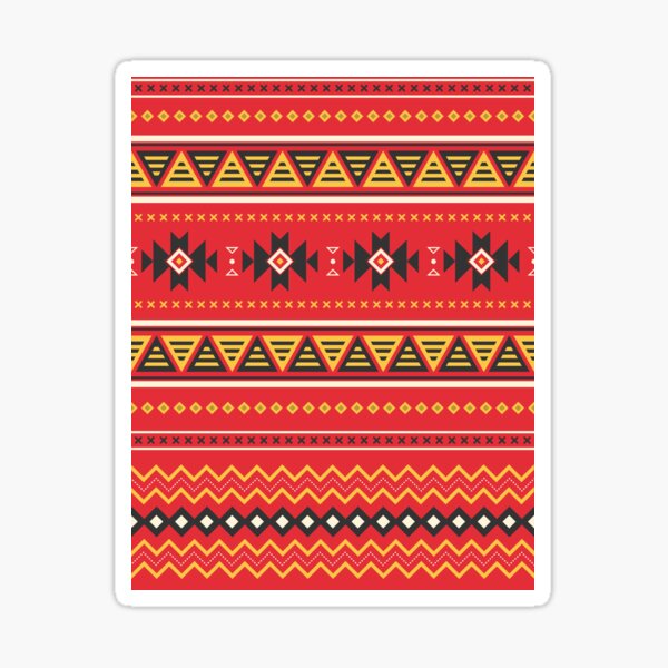 "Traditional Weaved Igorot Philippines Tribal Pattern" Sticker for Sale ...