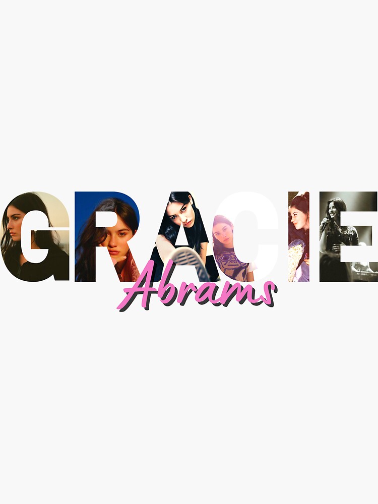 "Gracie Abrams t shirt and sticker | Gracie Abrams Sticker" Sticker for ...