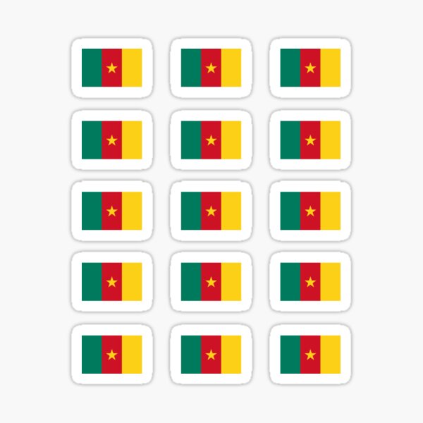 "Cameroon - Cameroonian Flag Pack" Sticker for Sale by FlagsWorld ...