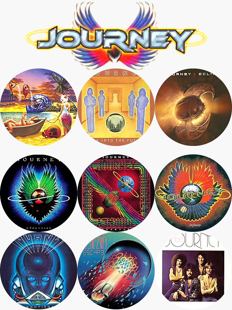 "Journey Band t shirt and sticker | ﻿Journey Band Sticker" Sticker for ...