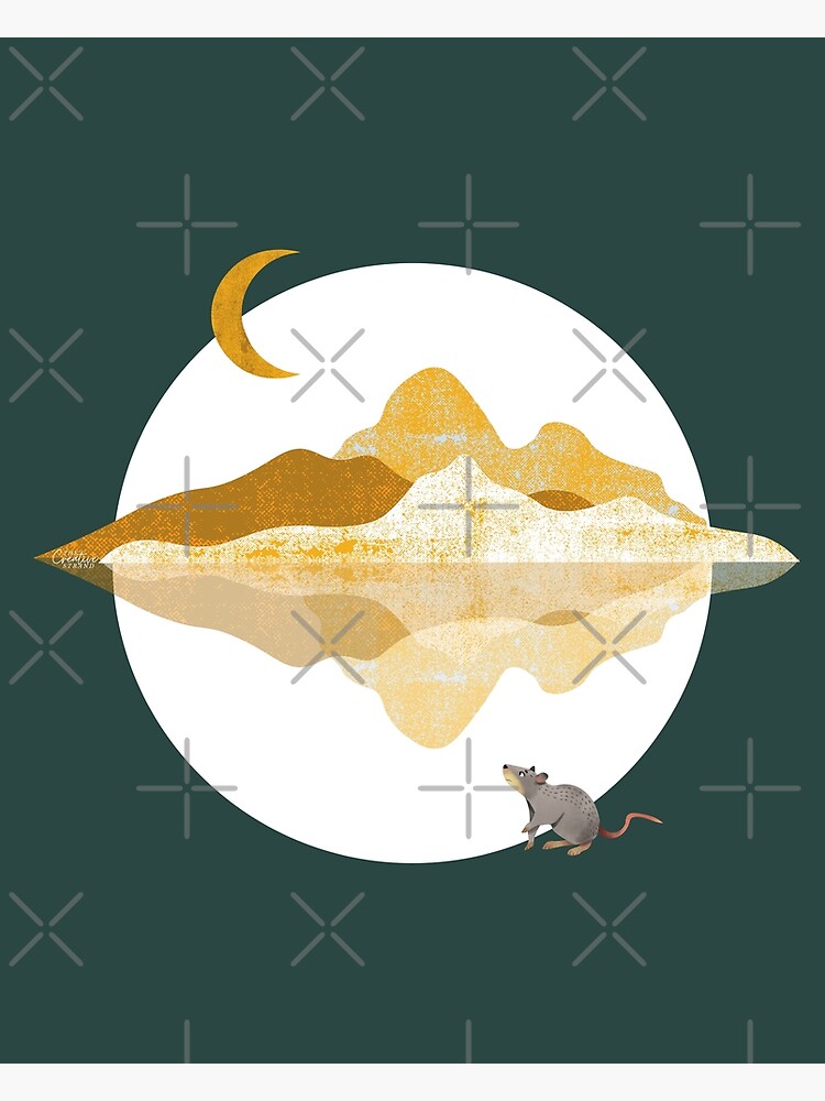 "Adventure time with a curious little rat." Poster for Sale by ...