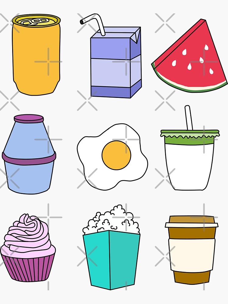 "Food Art" Sticker for Sale by Infinirish | Redbubble