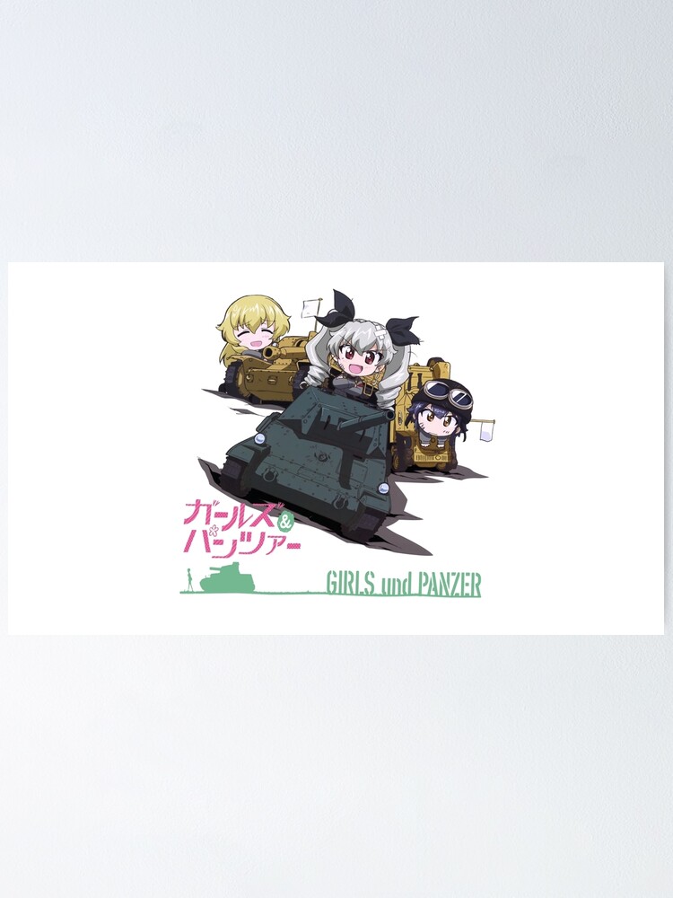 "Girls und Panzer Chibi kawaii" Poster for Sale by Animeager | Redbubble