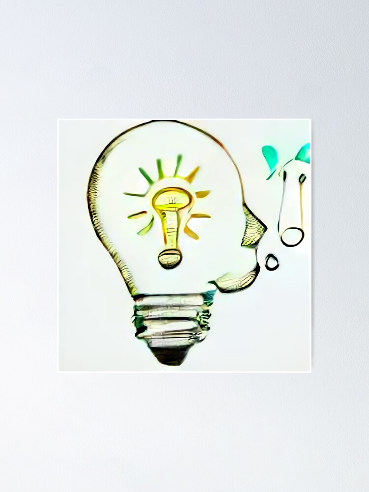 "Thought creates reality" Poster for Sale by Spe-De-24-7 | Redbubble