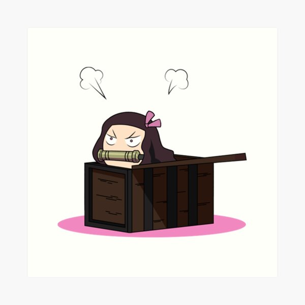 "Nezuko in a box DS Kimetsu No Yaiba" Art Print for Sale by Nilsolander ...