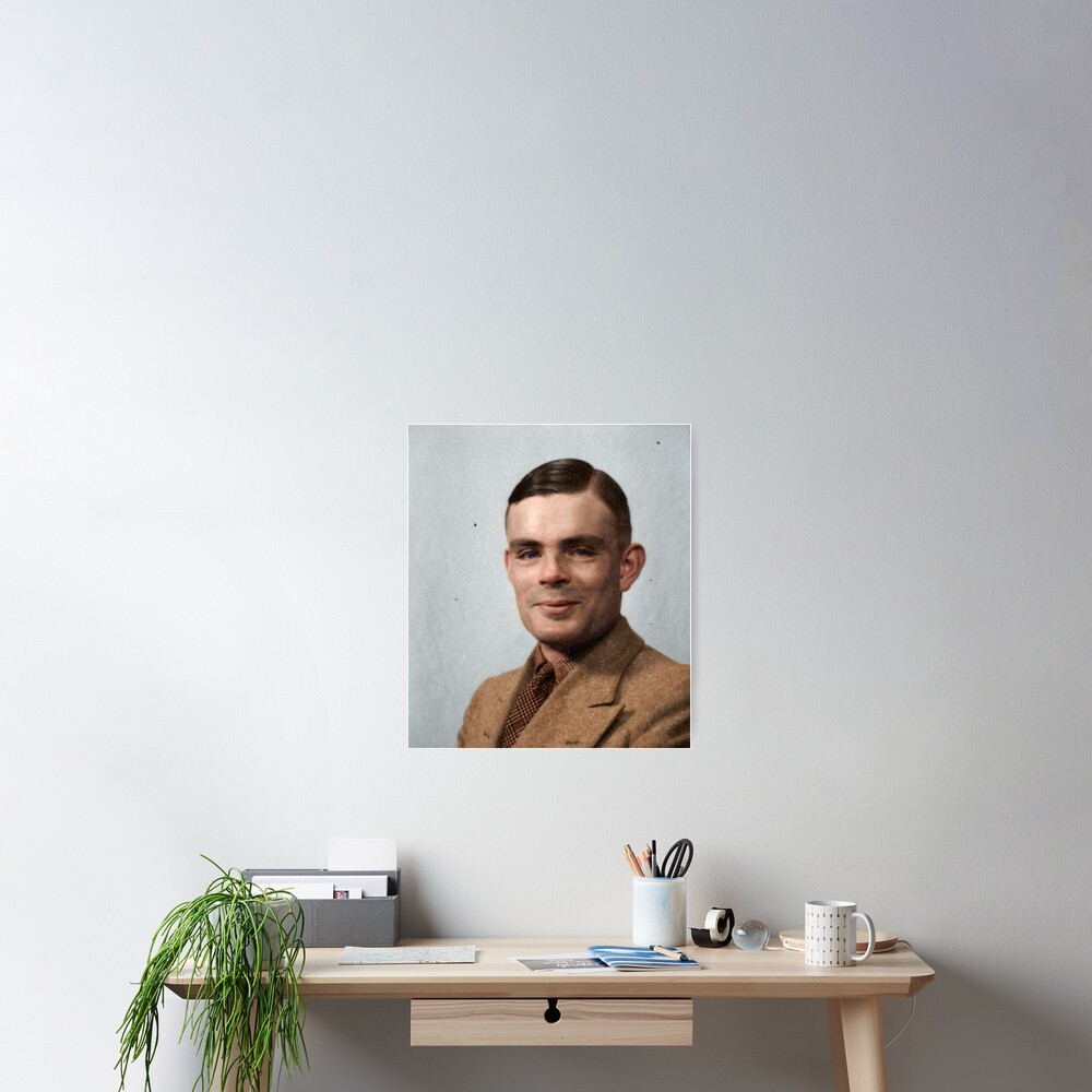 Poster « Alan Turing - un informaticien, philosophe et cryptologue qui ...