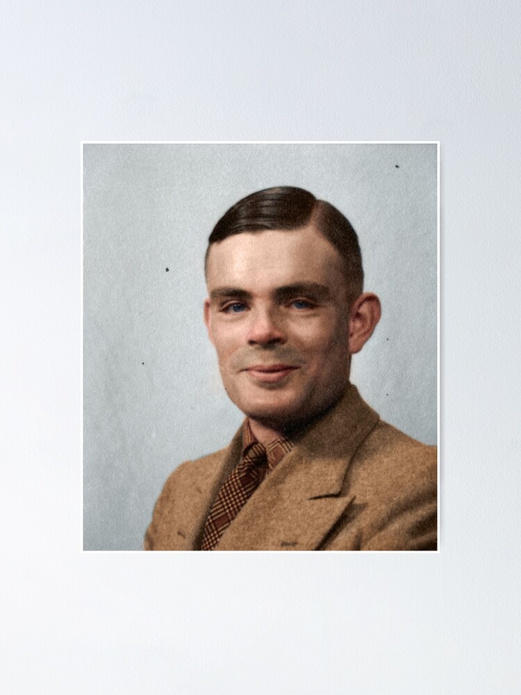 Poster « Alan Turing - un informaticien, philosophe et cryptologue qui ...