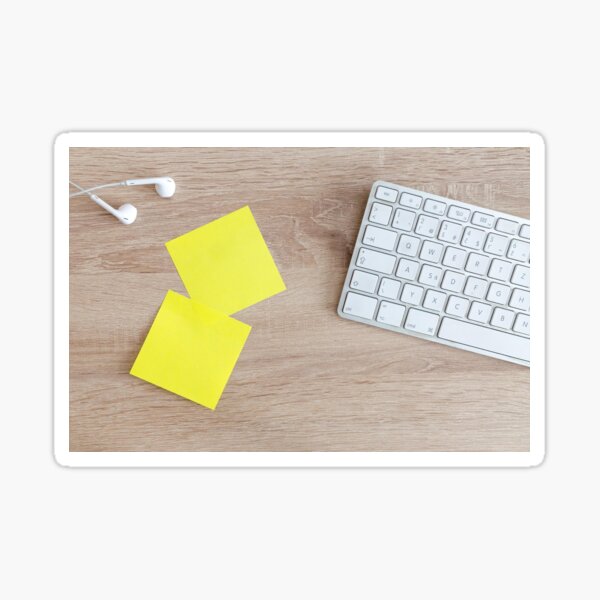 "SMALL DESK" Sticker for Sale by BE-FOCUS | Redbubble