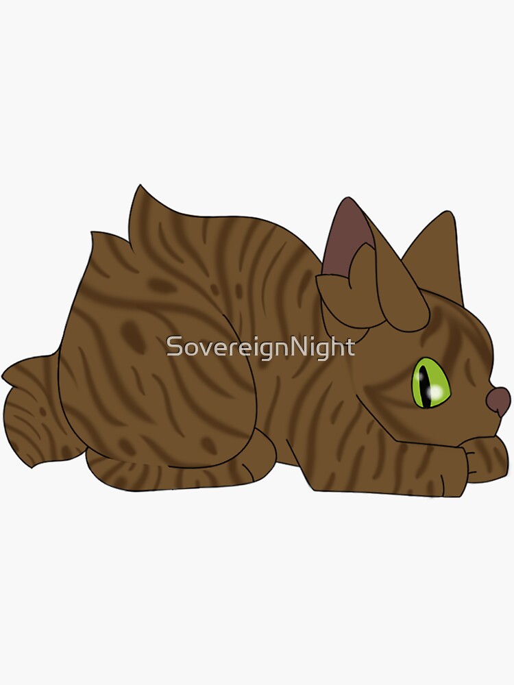 "Chibi Brown Tabby Bobtail Cat" Sticker for Sale by SovereignNight ...