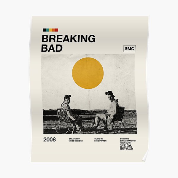 "Breaking Bad Modern Poster" Poster for Sale by BogTron | Redbubble