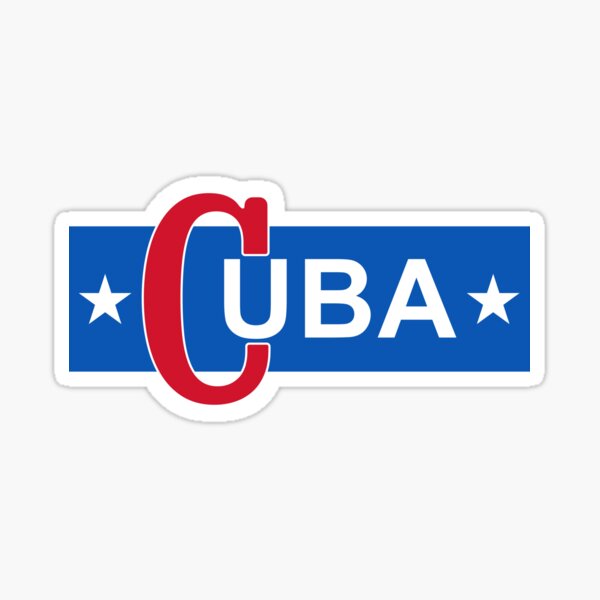 "Cuba Football Team Soccer Retro Jersey Leones del Caribe" Sticker for ...