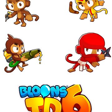 "Bloons Towers - BTD6" Sticker for Sale by CloutDesigner | Redbubble